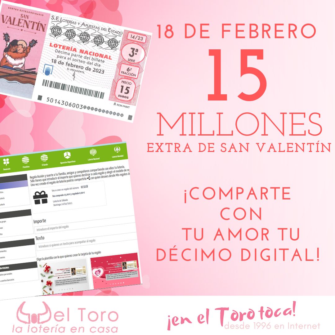 ¿Cuándo es el sorteo de San Valentín 2023? - Blog de Loterias y ...