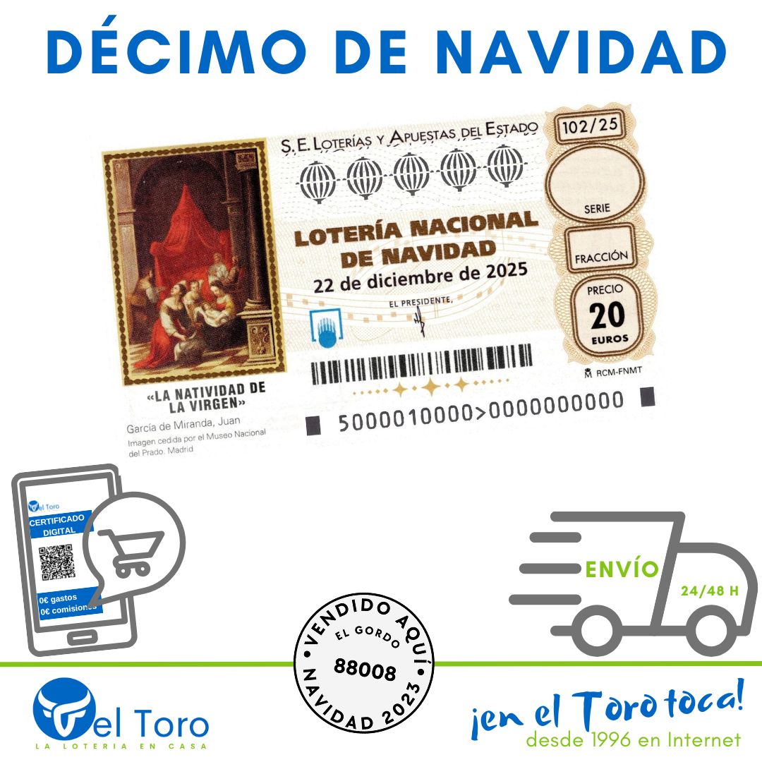 Así es el décimo de la Lotería de Navidad 2025 - Blog de Loterias y ...